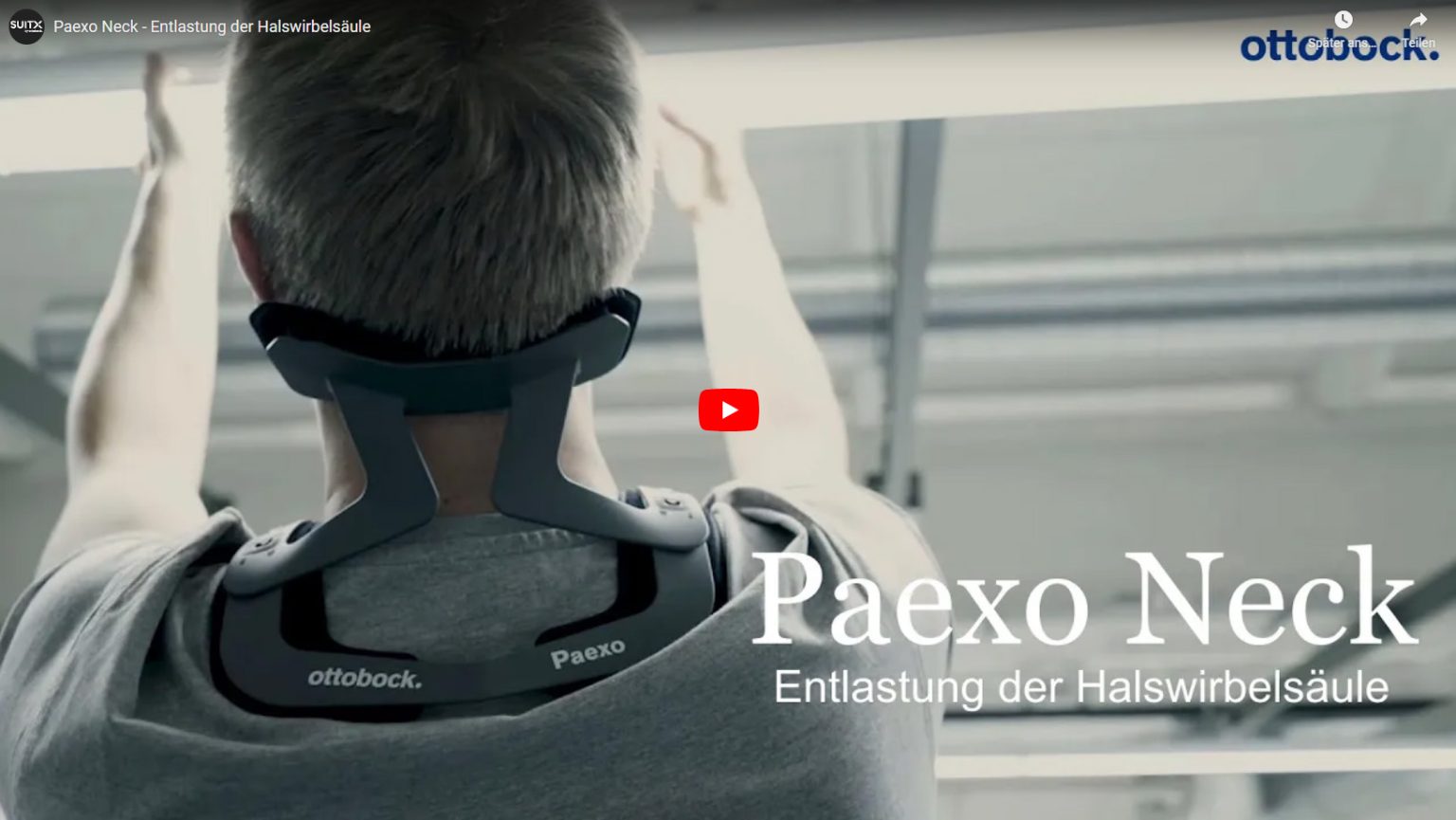 The Paexo Neck exoskeleton: relief for the neck